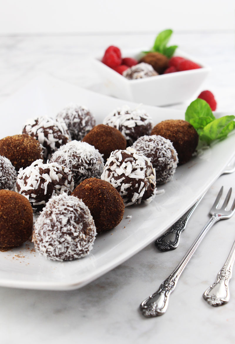 Raw cacao truffle balls – Chickfoodtv